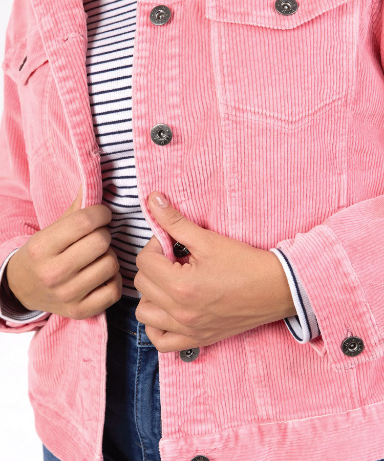 Elm Fleur Cord Jacket - Charm Pink – Gabriel's Fashion & Footwear ...