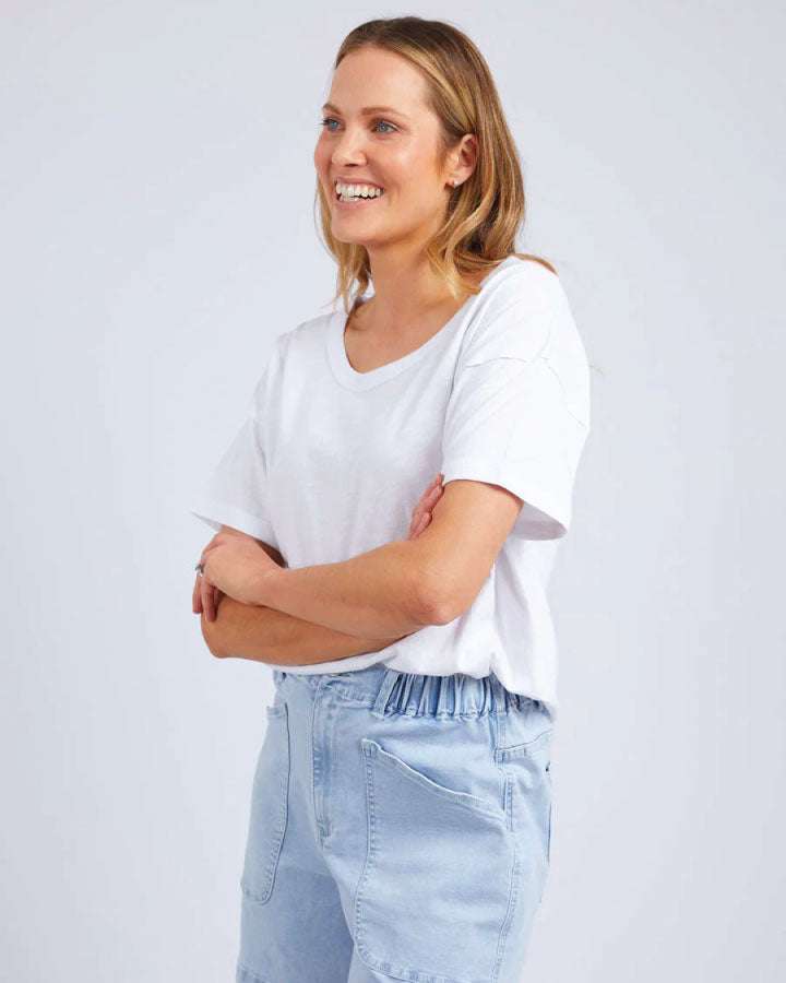 Foxwood Marley Tee - White – Gabriel's Fashion & Footwear | Classic ...