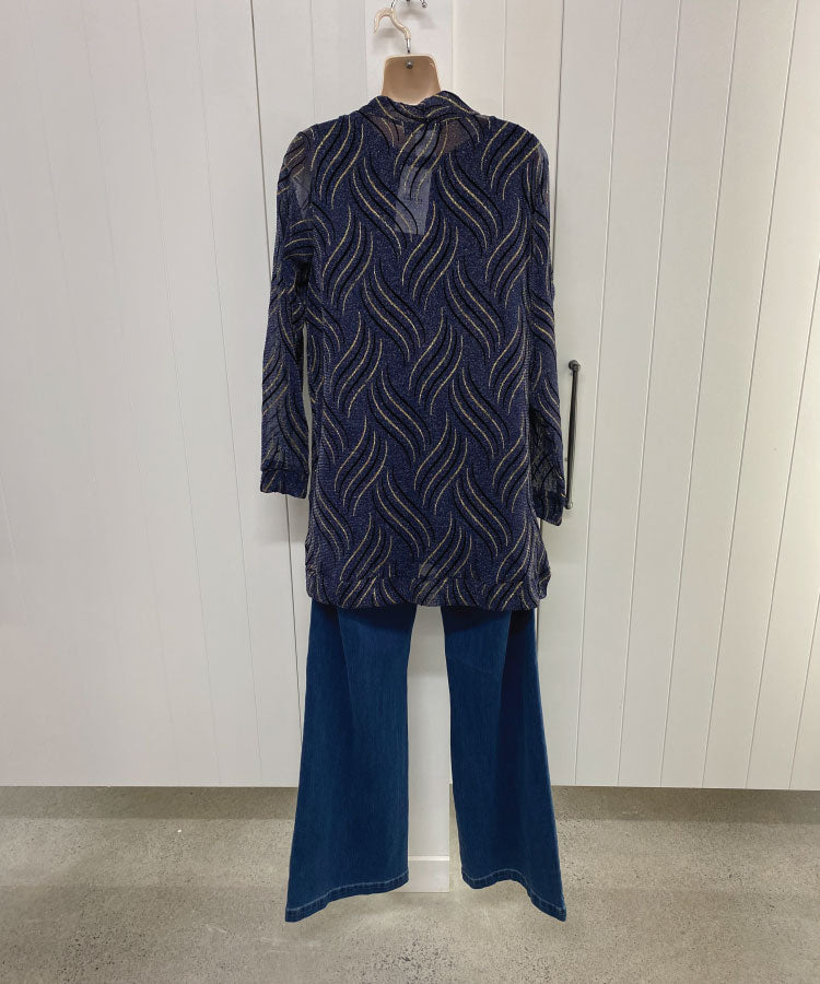 Cordelia St Sparkle Jacket and Top - Navy – Gabriel's Fashion ...