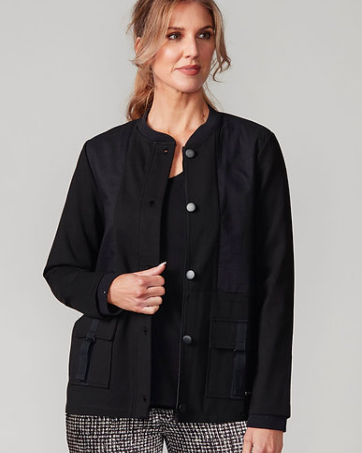 Newport Grove Jacket - Black – Gabriel's Fashion & Footwear | Classic ...
